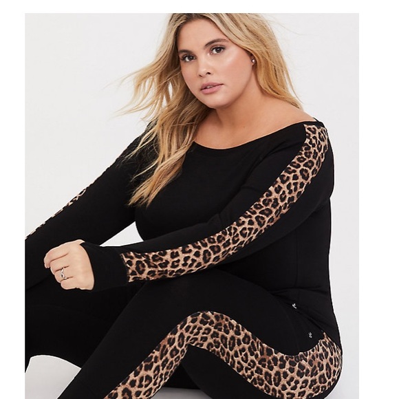 torrid | Tops | Iso Leopard Active Sweater Size 24 | Poshmark